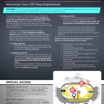 Staff Guide | Dover Motor Speedway