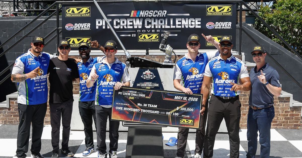 Zane Smith’s Crew Scores $100,000 Pit Crew Challenge Victory at Dover ...