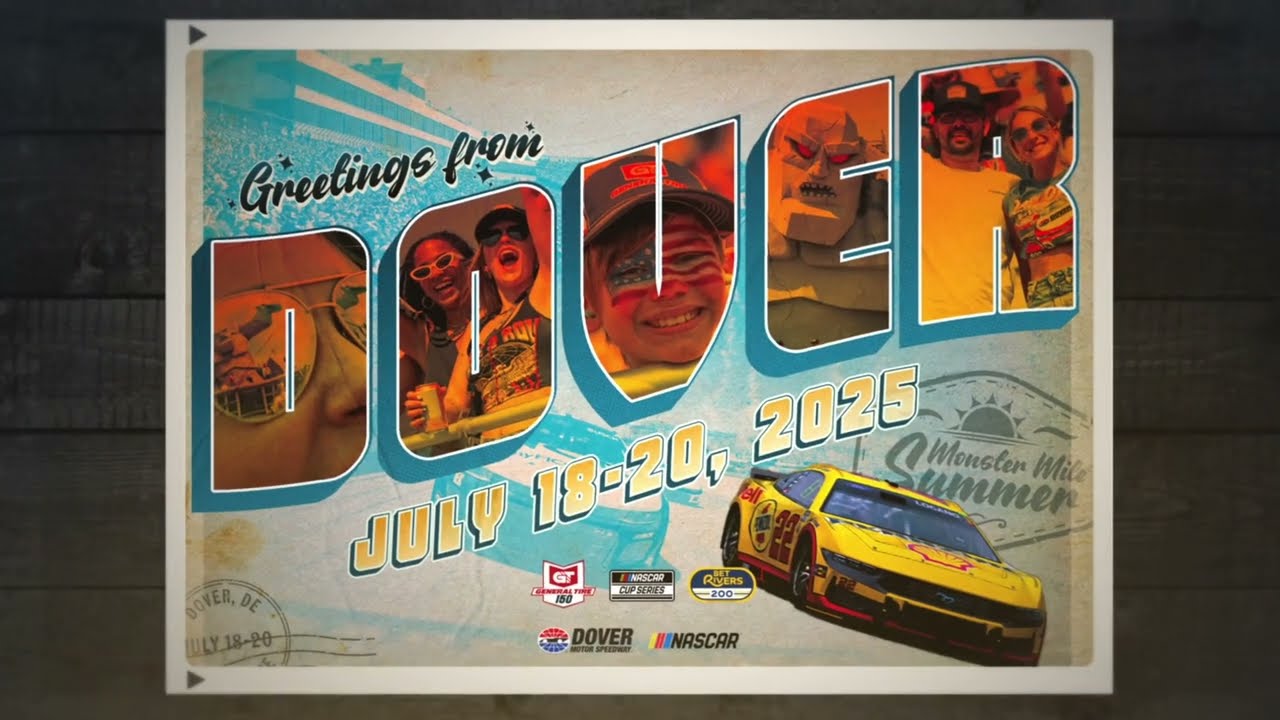 NASCAR Dover 2025 Schedule Announcemet | Videos | Media | Dover Motor ...